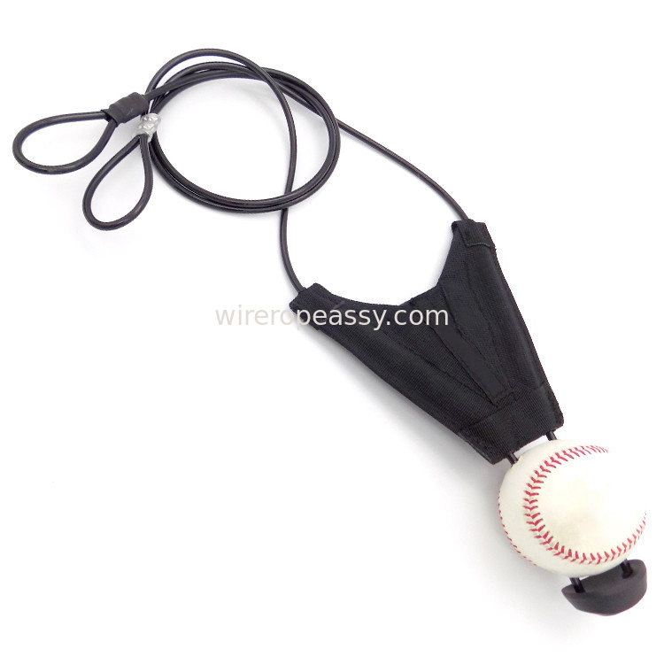 Hit - Away Wire Rope Sling Baseball Trainer Baseball Steel Cable for Practice