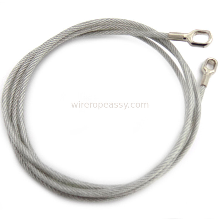ISO Certificate Steel Wire Rope Fittings O Shape Terminal For Security