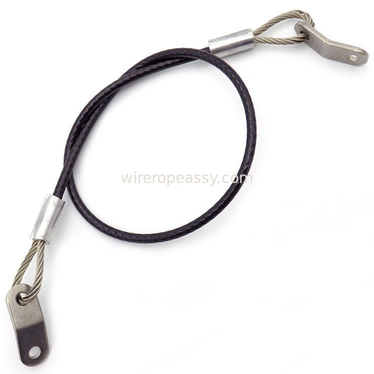 High Quality Wire Rope Assembly Security Stainless Cable with Stainless Steel Tab For Machine