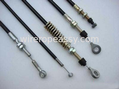 1.8mm Stainless Custom Control Cables / Automotive Control Cables Lever  Flexible Steel Control