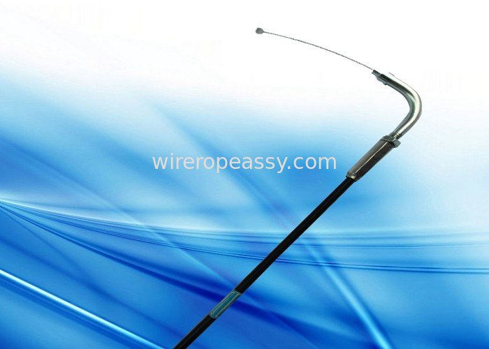 Black PVC Housing Road Bike Brake Cable Replacement With Zinc Nipples 5.0 mm