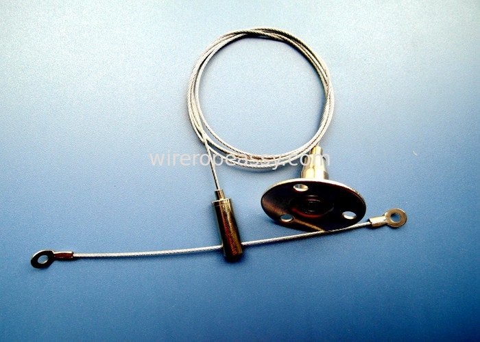Panel Lights Suspension Lamp Hanging Kit Cable With Terminals And Round Attachment