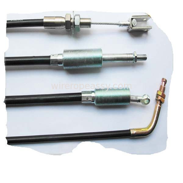 Mechanical Cable Assembly Brake , Mechanical Control Cables With All Kinds Of Fittings