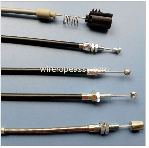 POM Sleeve 6.0mm Motorcycle Brake Cable Front Cable With Zinc Head / Screws