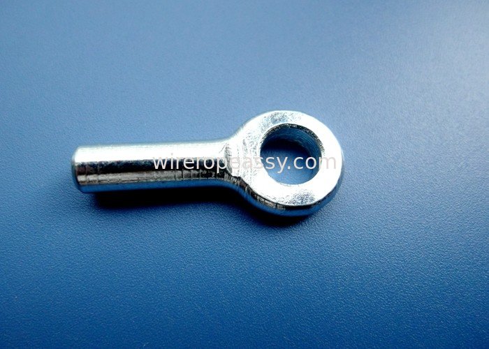 Steel Plated Zinc Glavanized Round Hole Terminal Fittings With Screw At the Handle