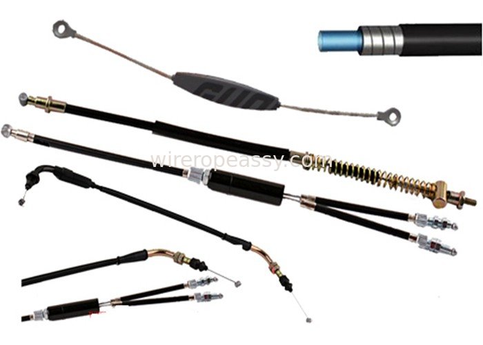 Push Pull  Control Cables Throttle Cables For Motorcycles PE / PVC