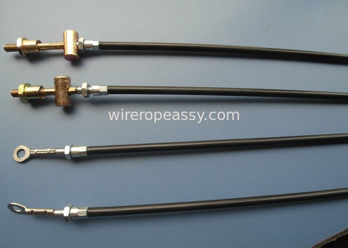 Motorcycle Brake Cable , Custom Motorcycle Clutch Cable Copper Ends With Terminals