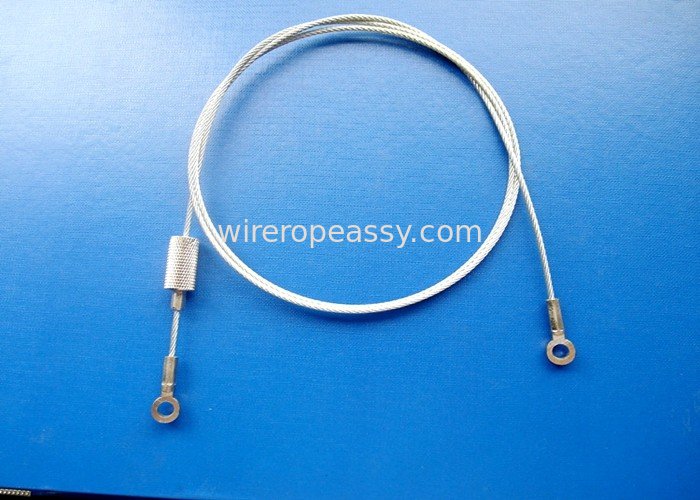 Stainless Steel Wire And Fittings , Glavanized Cable Adjustable Knurled Thumbscrew / Terminals