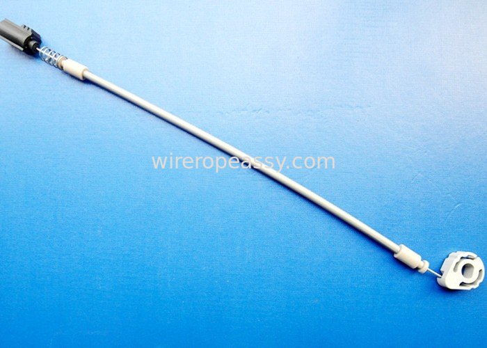 White PE Housing Mechain Control Boat Steering Cable Hard Spring POM Fittngs