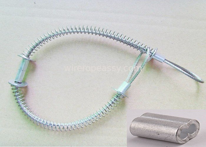 Large Carbon Steel Whipcheck Safety Cable Hose to Hose For Oil Pipe