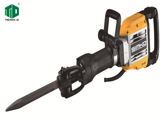 Metal Housing Concrete Breaker Hammer , 1600W Demolition Hammer