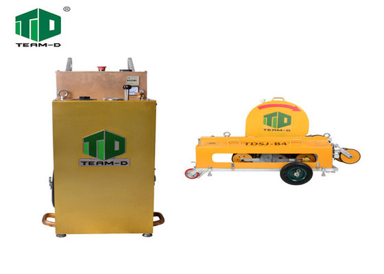 220kg Granite Wire Saw Cutting Machine , Horizontal Saw Cutting Concrete Machine With 2 Drive Motor