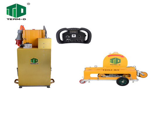 Effective Concrete Cutting Wire Saw Machine Upper And Lower Fastening Type Row Wheels