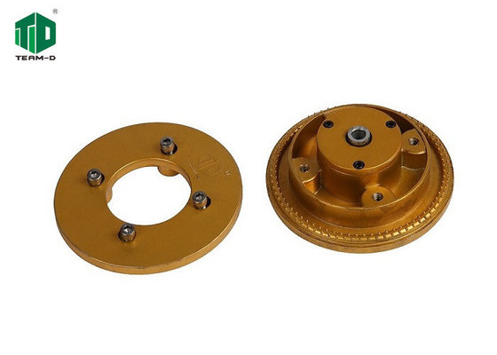 338*60*59 Aluminum Drive Wheel , Auxiliary Wheel With High Rigidity