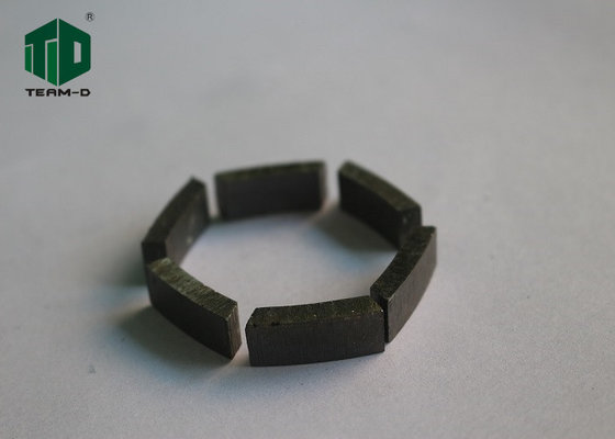 Sharp Diamond Segments For Granite Cutting , Black Diamond Grinding Segments