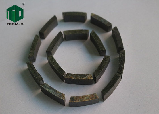 Sharp Diamond Segments For Granite Cutting , Black Diamond Grinding Segments