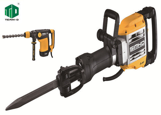 Metal Housing Concrete Breaker Hammer , 1600W Demolition Hammer