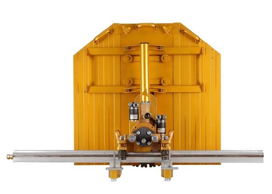 1290 RPM Max Speed Hydraulic Wall Saw Machine 830 Mm Max Cutting Depth