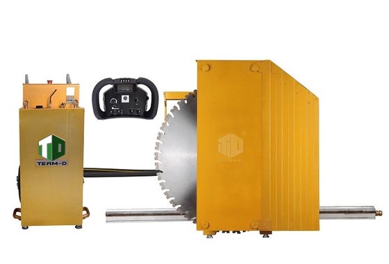 1290 RPM Max Speed Hydraulic Wall Saw Machine 830 Mm Max Cutting Depth