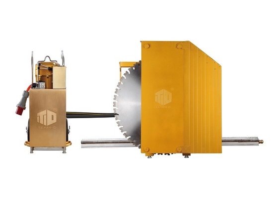 1290 RPM Max Speed Hydraulic Wall Saw Machine 830 Mm Max Cutting Depth