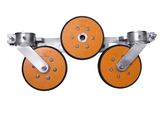 5 Wheels Stone Cutting Wire Saw Machine , Diamond Concrete Sawing Equipment