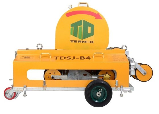 Horizontal Hydraulic Wire Saw Machine With Magnesium Aluminum Alloy Row Wheels