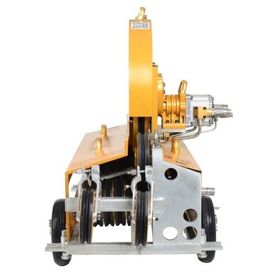 Horizontal Hydraulic Wire Saw Machine With Magnesium Aluminum Alloy Row Wheels