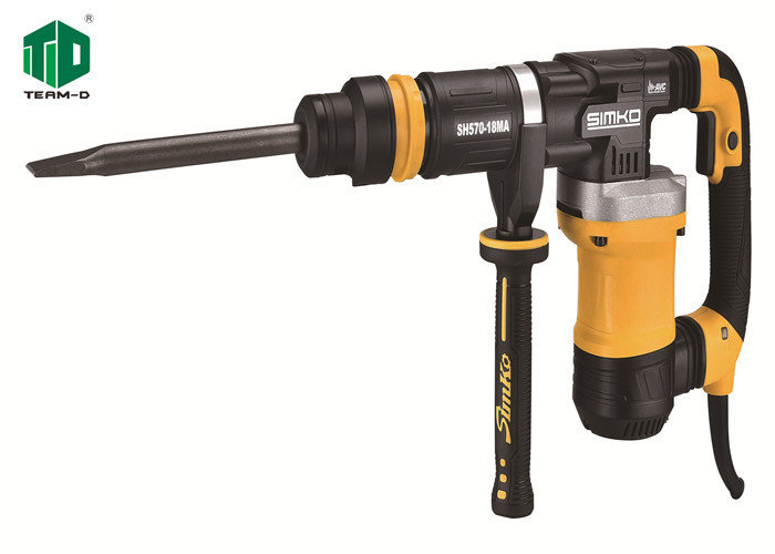 1200W Heavy Duty Electric Breaker Hammer Anti Vibration System 360 Degree Auxiliary Handle