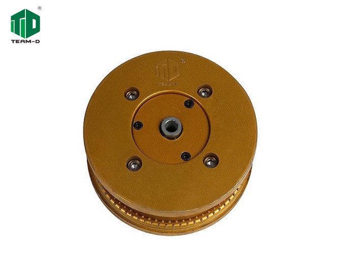 Anti Slip Aluminum Drive Wheel , Aluminum Alloy Wheels For Wire Saw Machine