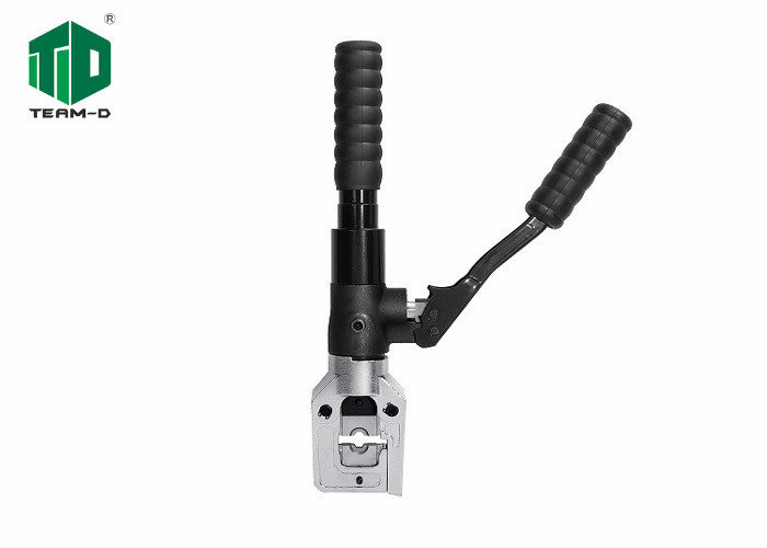 Black Hydraulic Cable Crimper , Portable Hydraulic Hose Crimper For Wire Cutting Saw
