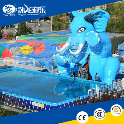 Swimming Pool Water Slide Large PVC inflatable slide for Sale
