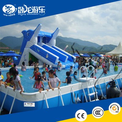 Children play slide Playground water slides Swimming pool water slides