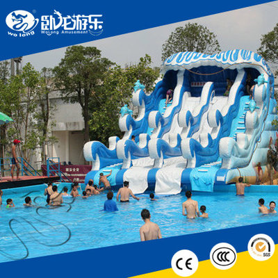 new inflatable water slide adult inflatable slide big pool water slide for sale
