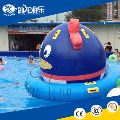 High quality floating inflatable water games 0.85mm PVC good quality inflatable water saturn