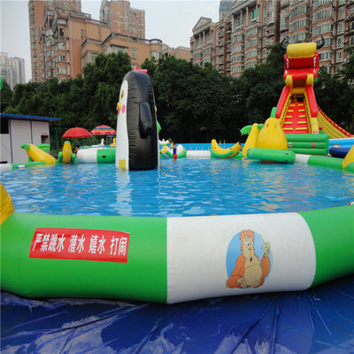 Outdoor Playground Rectangular Metal Frame Swimming Pool