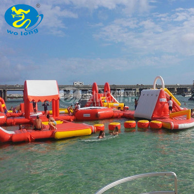 Inflatable floating water park, game park, inflatable aquapark for sale
