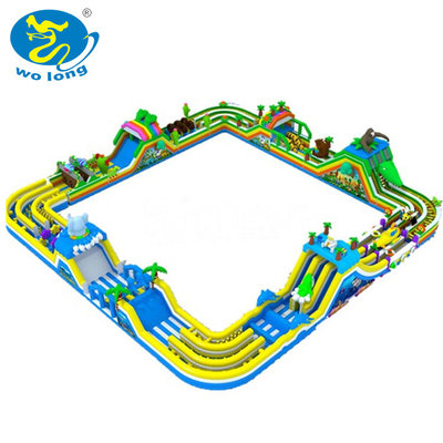 Giant Inflatable 5k Game Adult Inflatable Obstacle Course ; Event Giant Insane Inflatable 5k Obstacle For Sale