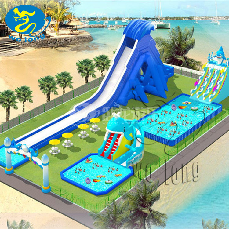 High Quality Inflatable Jumping Trampoline Floating Water Park Games Giant Adults Inflatable Water Park