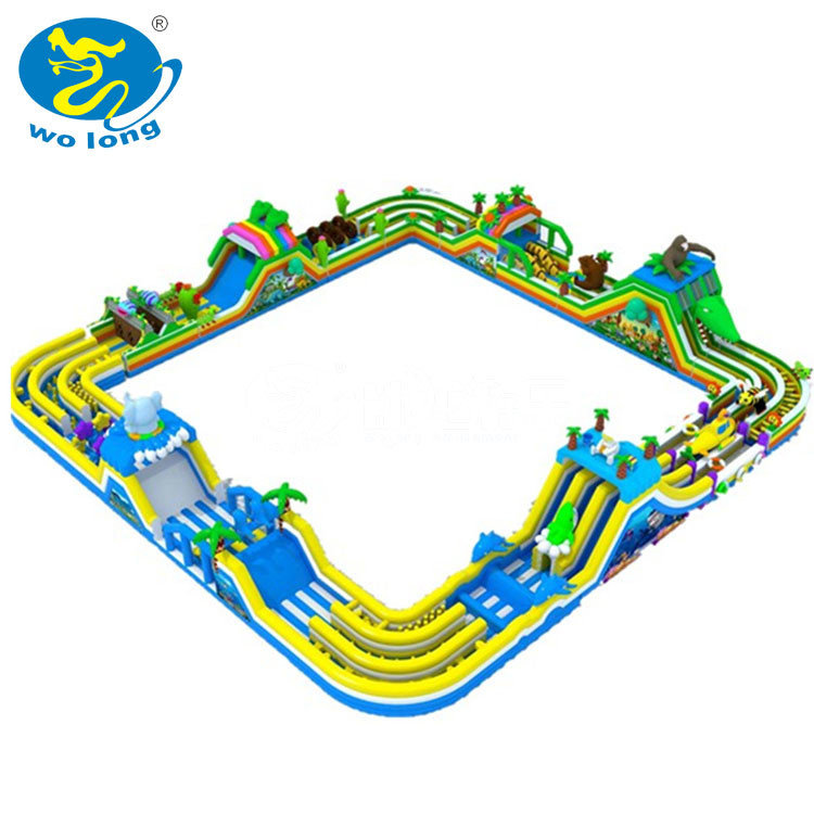 Giant Inflatable 5k Game Adult Inflatable Obstacle Course ; Event Giant Insane Inflatable 5k Obstacle For Sale