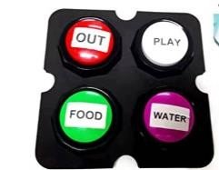 Pets communication training toy sound recordable talking button dog talk buttons custom logo dog buttons for communicati