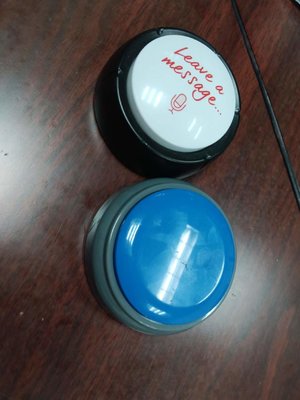 Pet Interactive Custom sound recordable talking push buttons for pets training dog button dog talk button Pet Training S