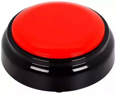 Custom Easy Button Push Dog Talking Button Recordable Programmable Yes&No Game Button Buzzer