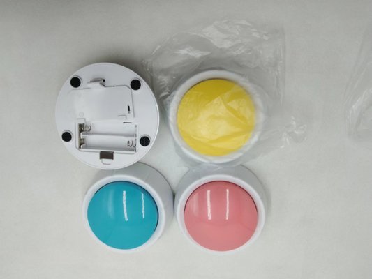 Set of 4 Recordable Buttons with 2 Mats - Record and Playback Any Custom Message to Teach Your Dog Voice What They Want