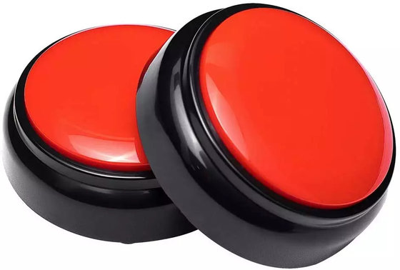 Custom programmable craft novelty sound voice music talking recording easy button for promotional