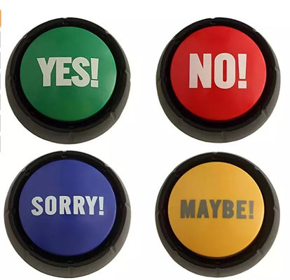 Custom programmable craft novelty sound voice music talking recording easy button for promotional