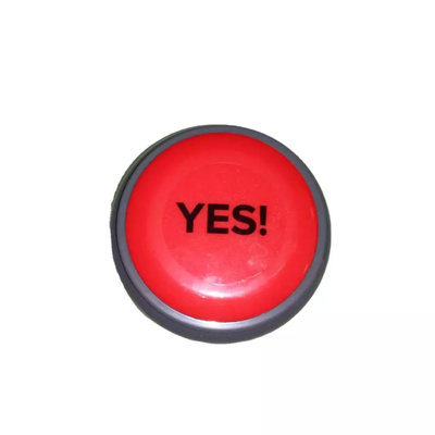 Set of 4 funny easy talking buttons custom speaking sound button dog talk buzzer
