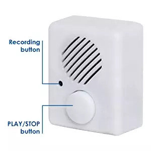 Programmable abs plastic small usb sound voice music recording chip box device module for plush toys