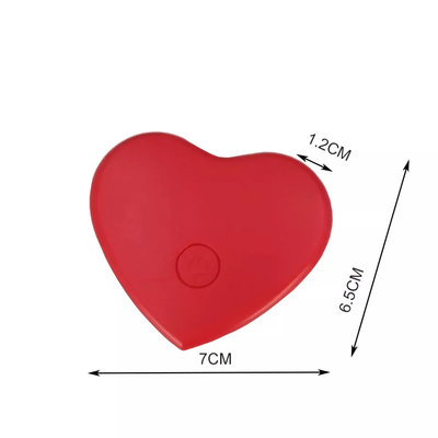 Heart shape recordable heartbeat sound voice music chip recorder box module button for plush toy ,stuffed animals ,doll
