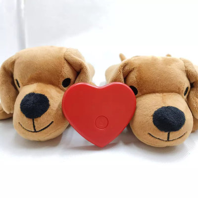 Heart shape recordable heartbeat sound voice music chip recorder box module button for plush toy ,stuffed animals ,doll