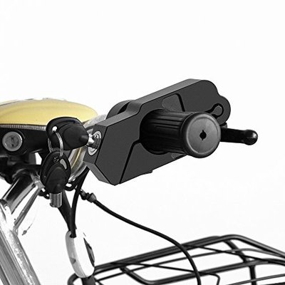 Universal Motorcycle Handle Grip Lock CNC Aluminum Brake Lever Theft Protection Locks